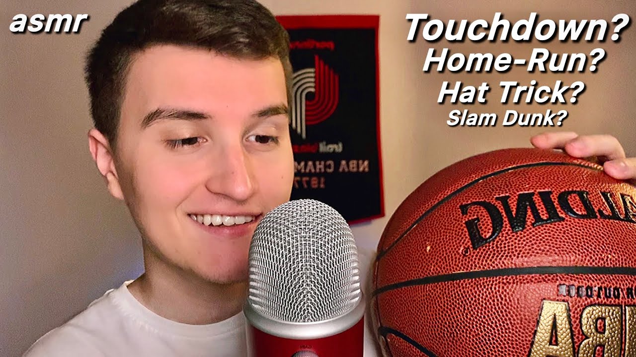 ASMR | Sports for Beginners 🏀⚽️ (whispering sports terms & references ...