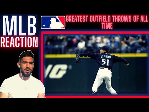 BRITISH GUY REACTS TO MLB - *Greatest Outfield Throws Of All Time ...