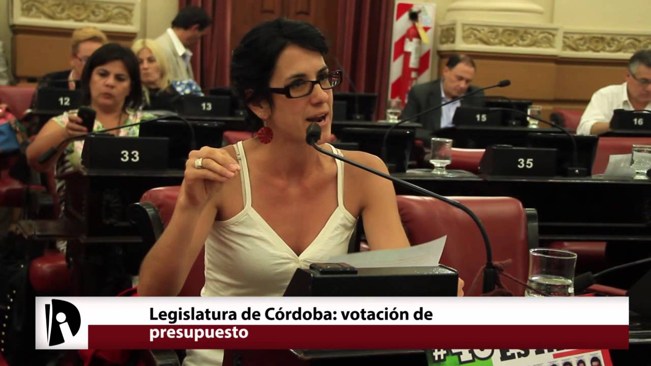 Laura Vilches, PTS-FIT // Presupuesto 2015 // Legislatura de Córdoba ...