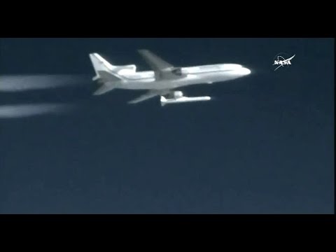 (CYGNSS) Spacecraft Launch Coverage - Pegasus Rocket (Thru 1st Stage ...