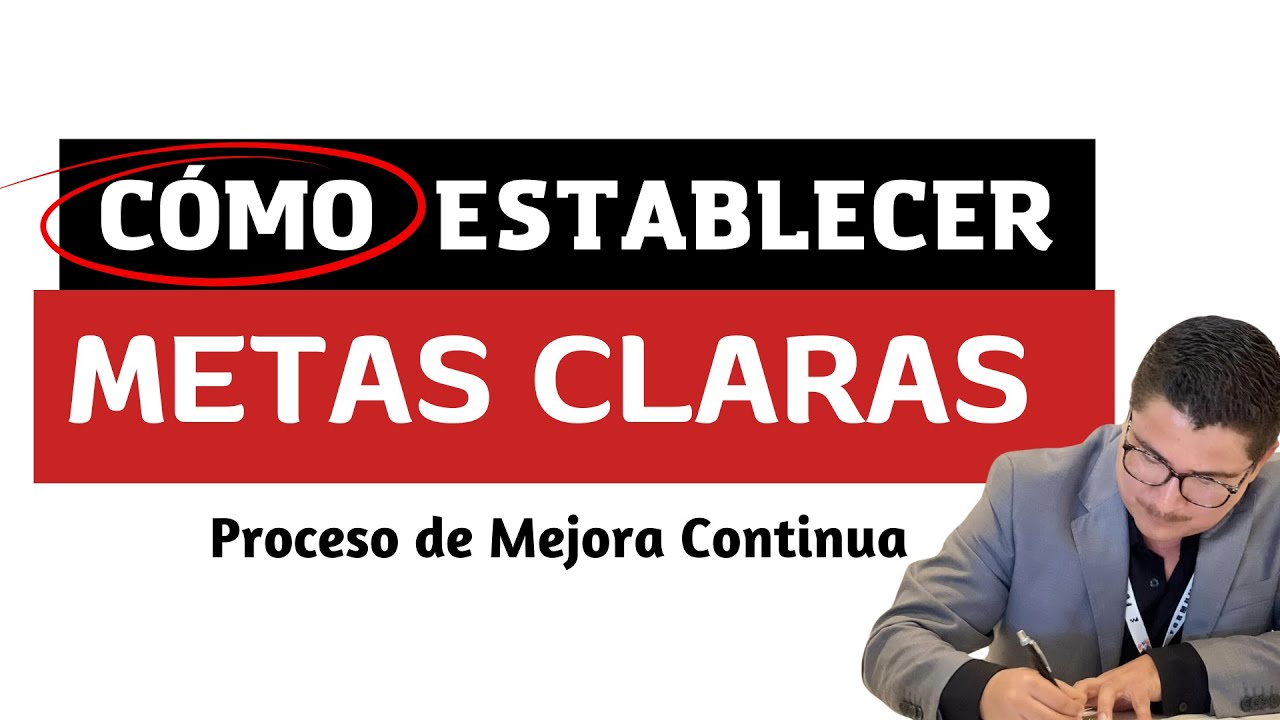 Cómo establecer METAS claras para el Proceso de Mejora Continua - YouTube