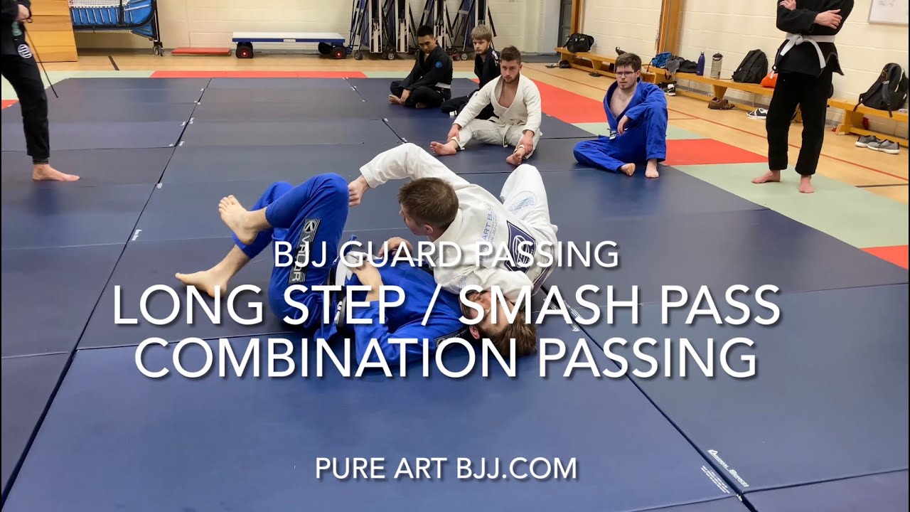Long Step - Smash Pass Combination BJJ Guard Passing - YouTube