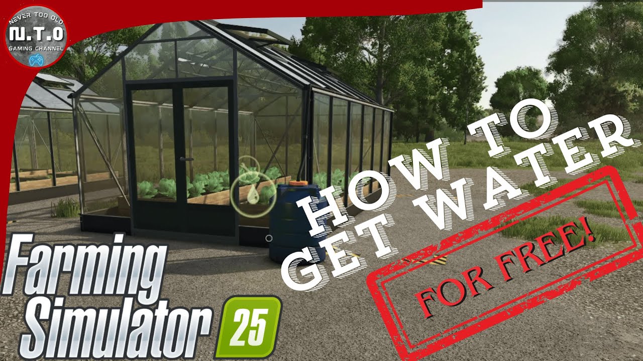Farming Simulator 25: How to Get Water - Free Water - FS25 - YouTube