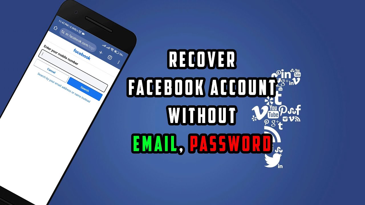 How to Recover Facebook Account Without Email And Phone Number 2024 ...