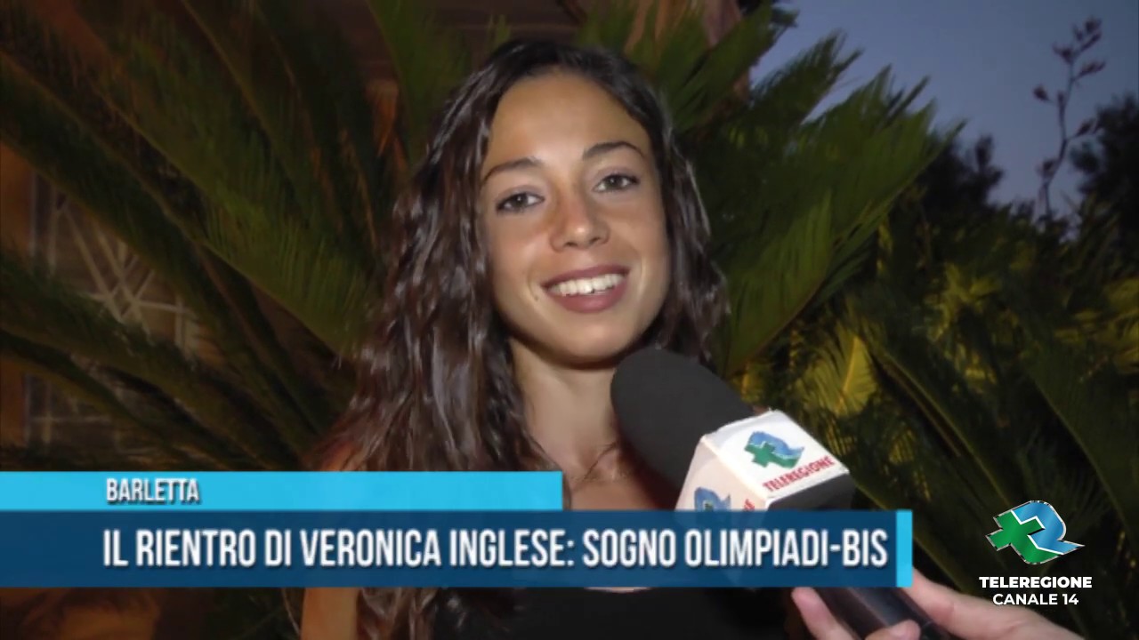 Barletta Il rientro di Veronica Inglese sogno olimpiadi bis TG ...