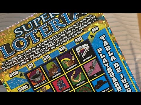 Super Loteria scratch ticket - YouTube