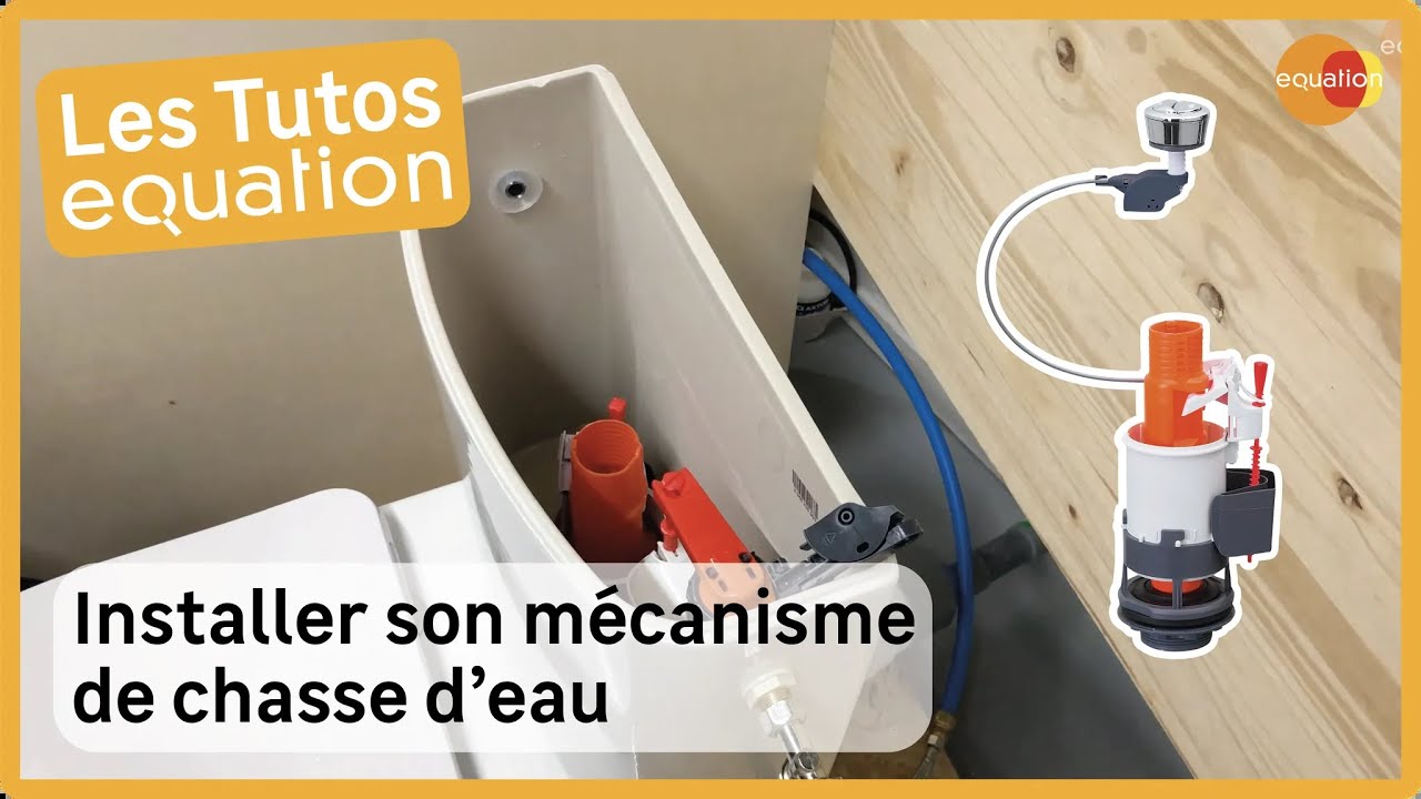 Comment installer une chasse d'eau ? - YouTube