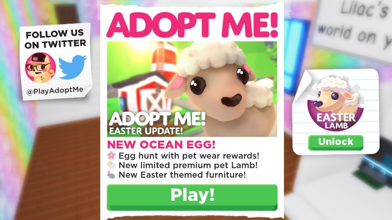 HOW TO FIND ALL THE EGGS IN ADOPT ME! + LAMB GIVEAWAY!! ROBLOX ADOPT ME ...
