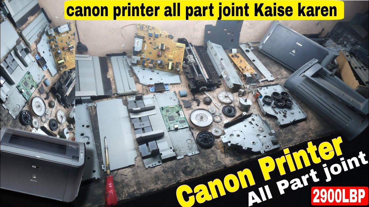 canon printer 2900 all part joint | Canon LBP 2900B lasershot printer ...