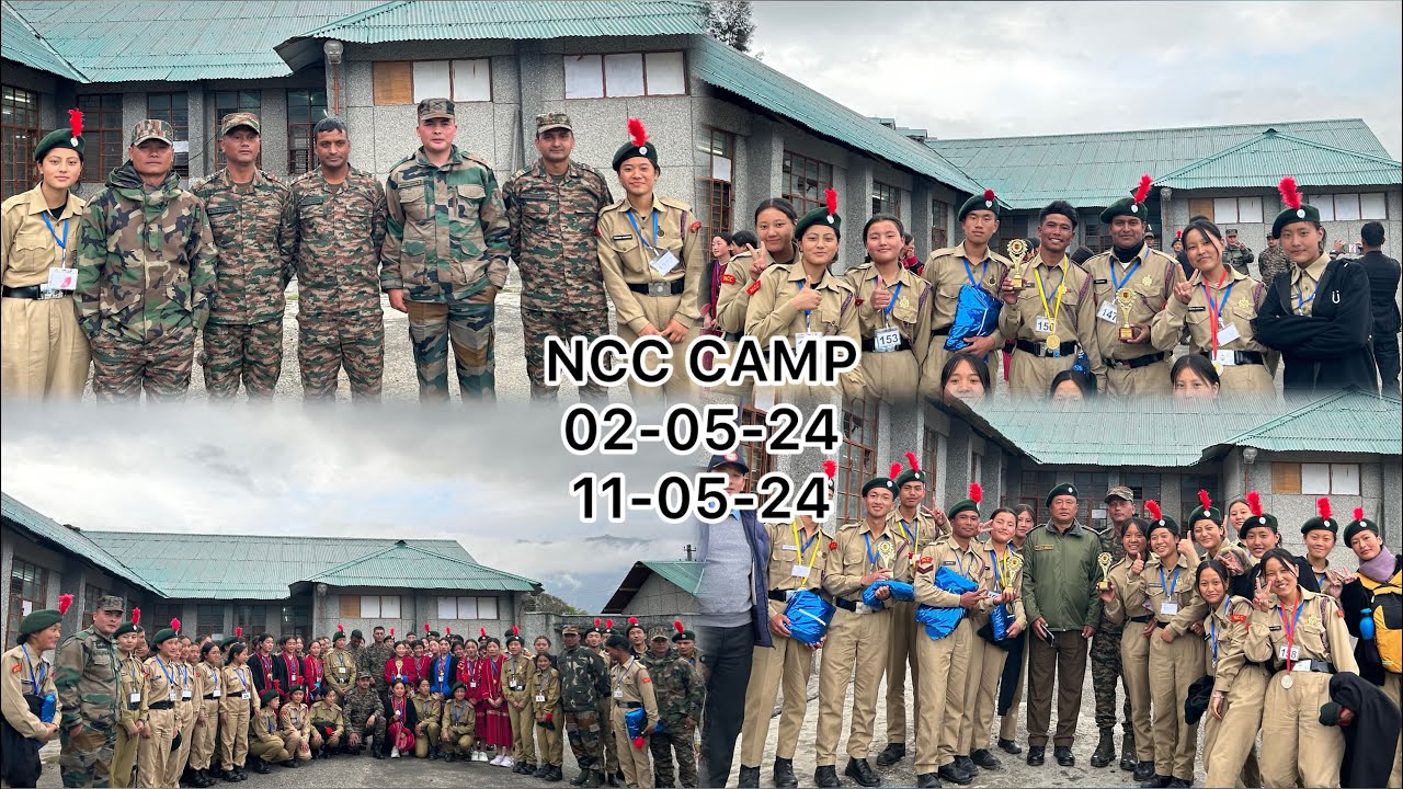 NCC CAMP IN JNV TAWANG ️ - YouTube