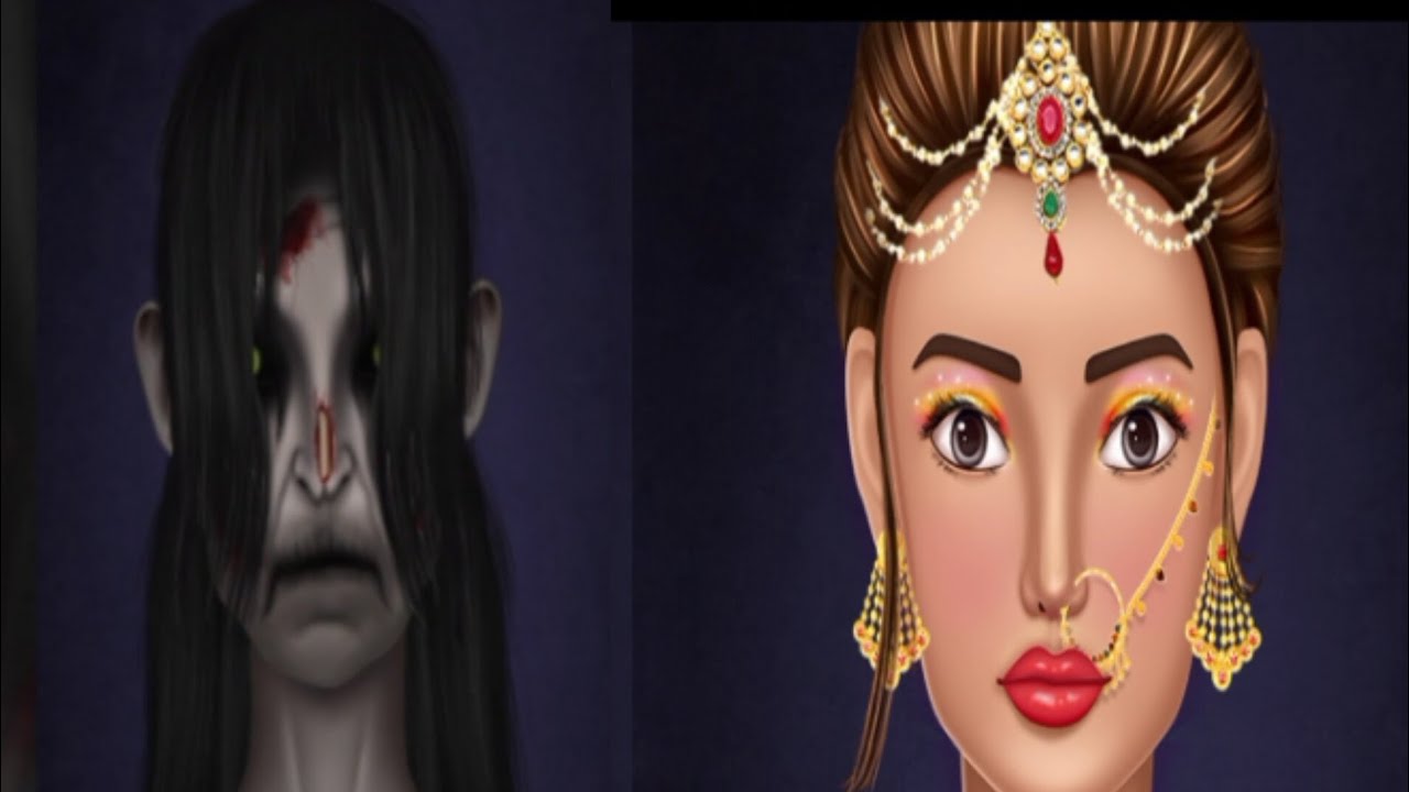 ASMR Makeup Animation | Transforming an Evil Monster "LaLlorona" into a ...