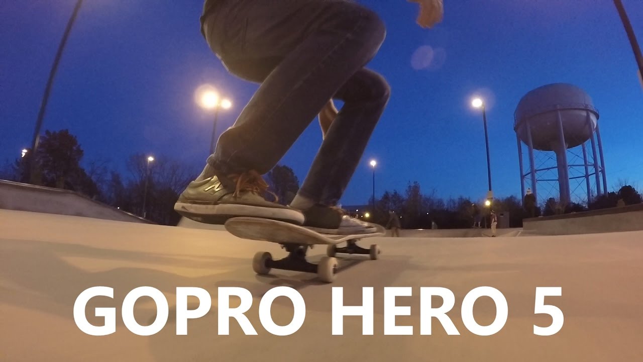 GOPRO HERO 5 SKATEBOARDING TEST (60fps) - YouTube