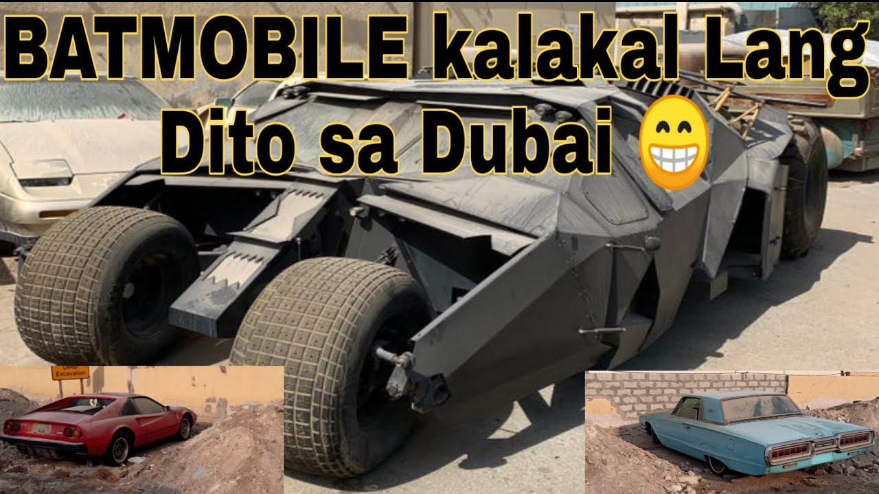 ABANDONED BATMOBILE in Dubai (BatMan's Tumbler) - YouTube