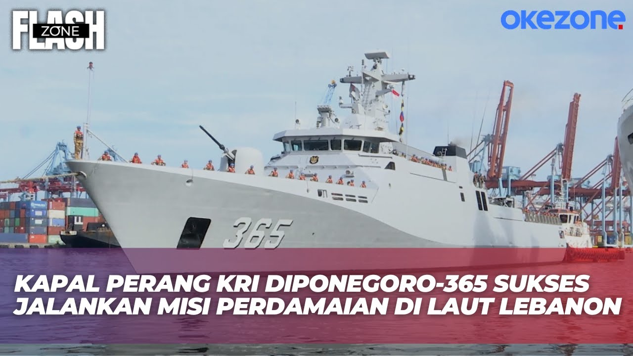 Keren! Kapal Perang KRI Diponegoro-365 Berhasil Tuntaskan Misi di Laut ...