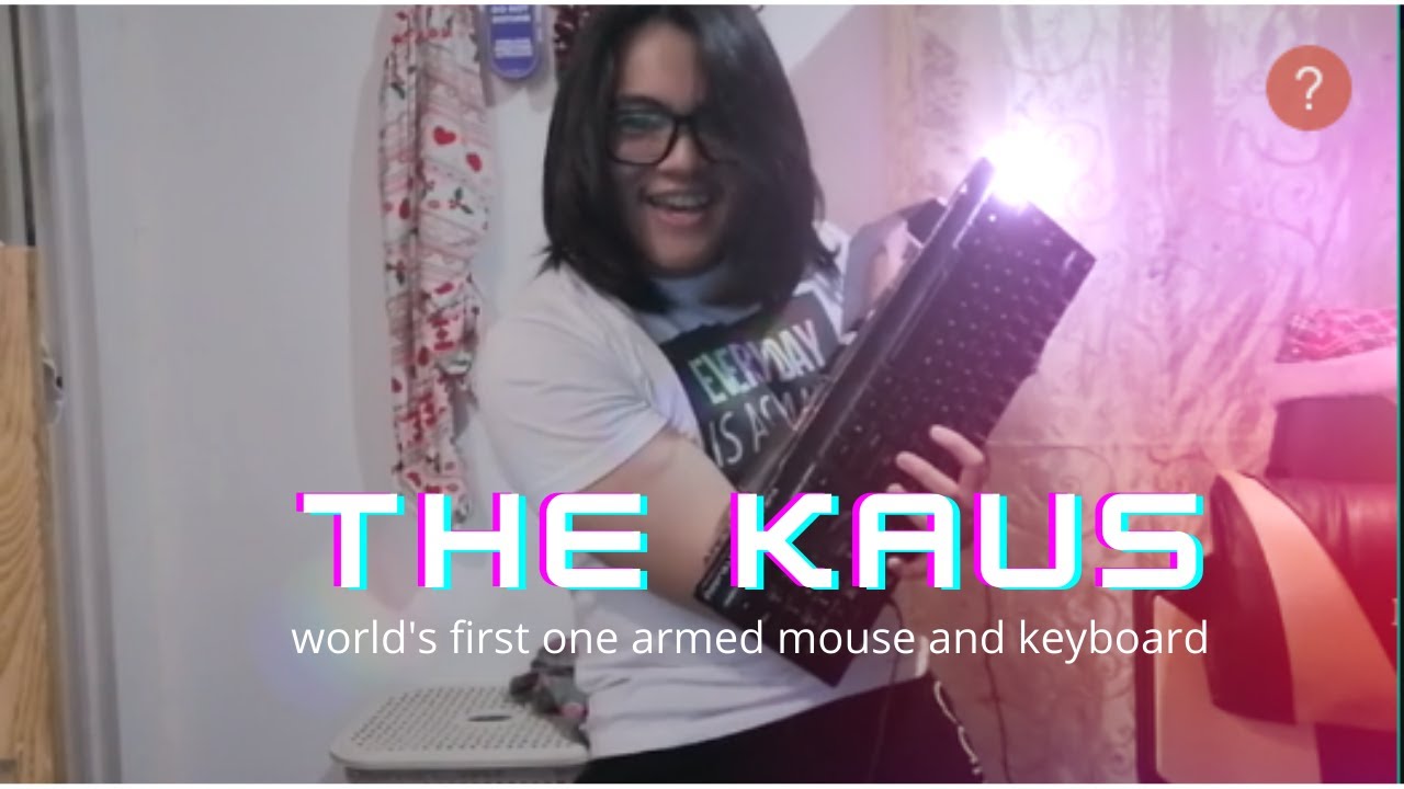 The Kaus: World's First "ONE ARMED MOUSE AND KEYBOARD* - YouTube