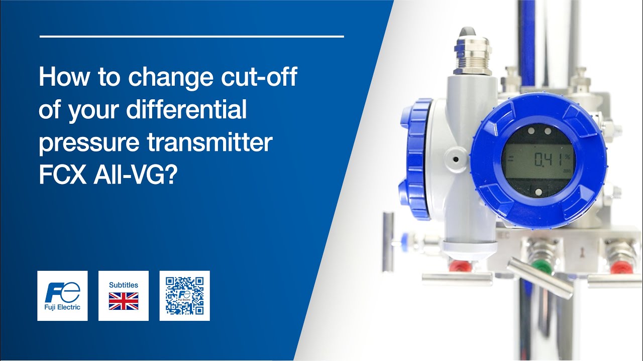 How to change cut-off of your differential pressure transmitter FCX-All ...