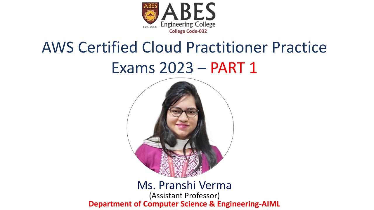 AWS Certified Cloud Practitioner: Practice Questions for Certification | ABES Engineering ...