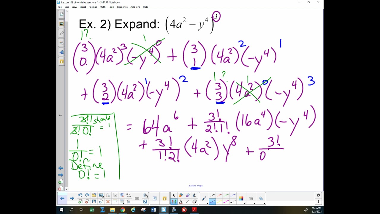 Saxon Advanced Math Lesson 102 more examples - YouTube