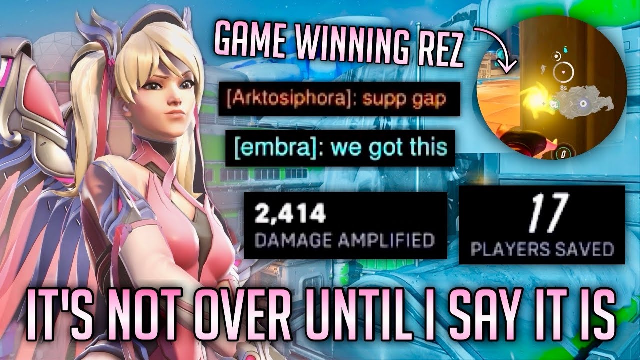 I REFUSED To Lose This Game: Mercy Gameplay - Overwatch 2 - YouTube