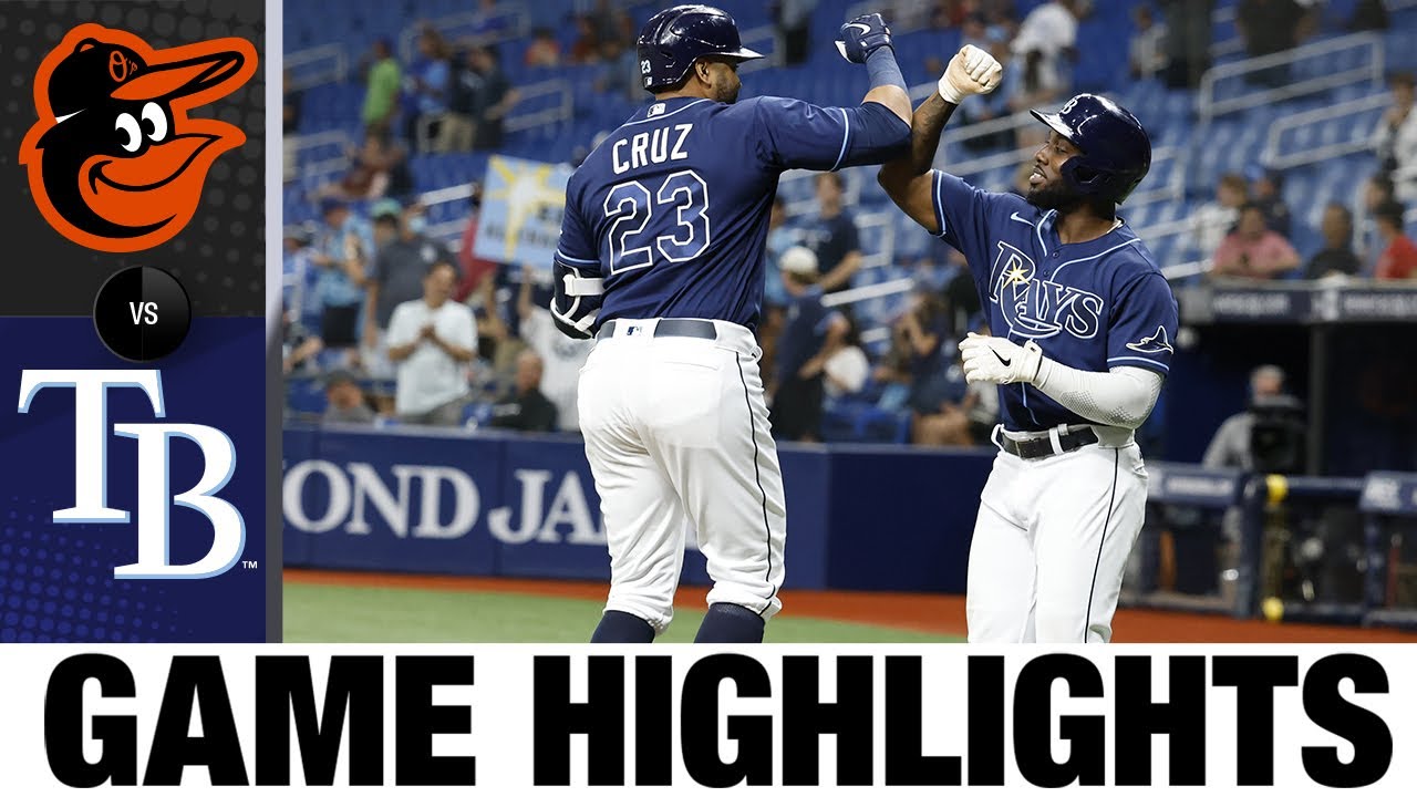 Orioles vs. Rays Game Highlights (8/17/21) | MLB Highlights - YouTube