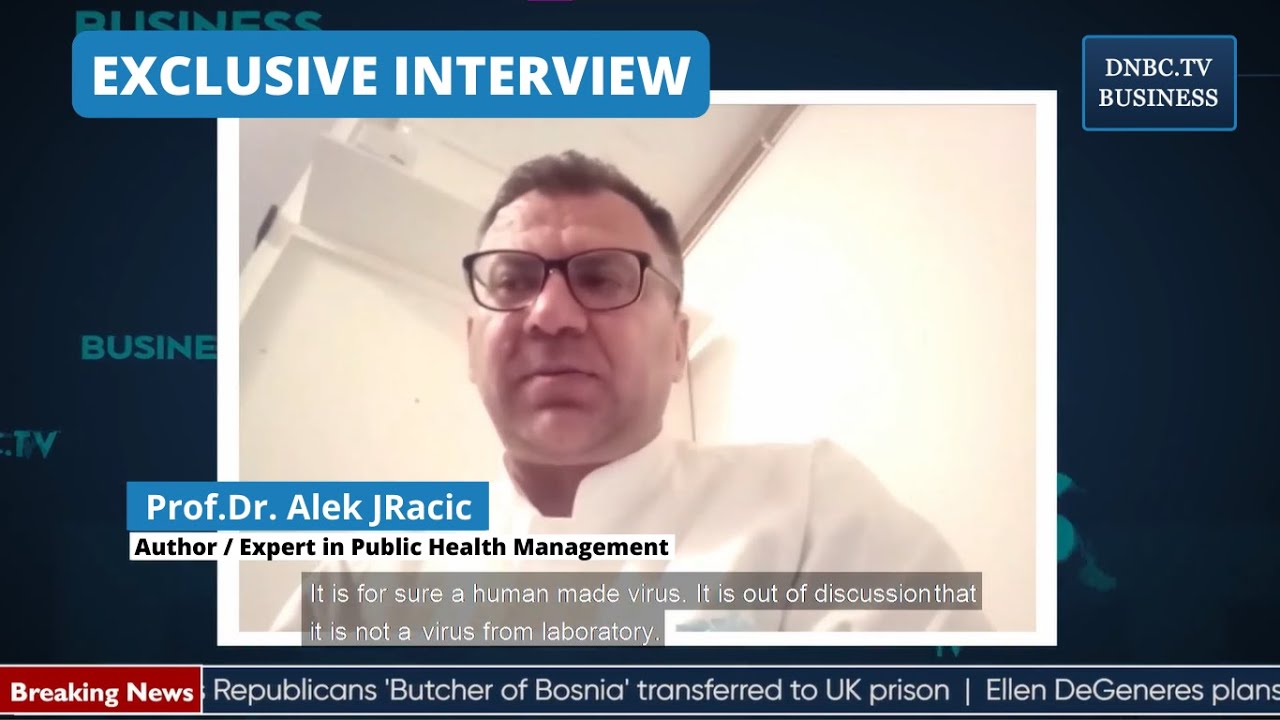 DNBC TV Exclusive Interview with Prof.Dr.Alek J.Racic Author / Expert ...