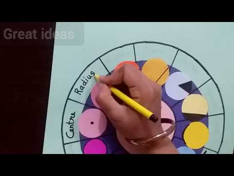 Parts Of Circle Project | Parts of Circle Chart | Parts of Circle ...