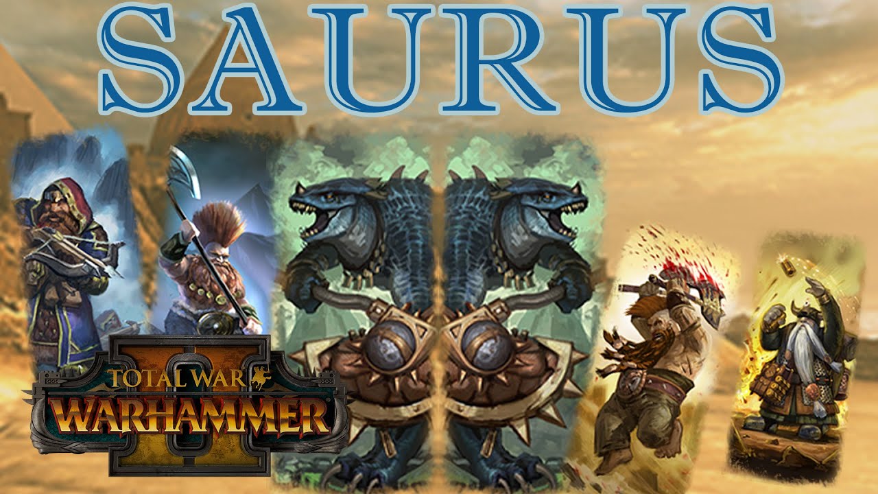 MID-Rated MID-Tier: Saurus Warriors - Lizardmen vs Dwarfs // Total War ...