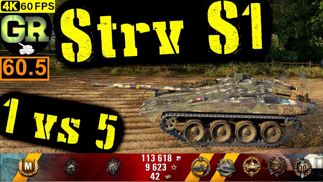 World of Tanks Strv S1 WoT Replay - 7 Kills 3.8K DMG(Patch 1.5.0) - YouTube