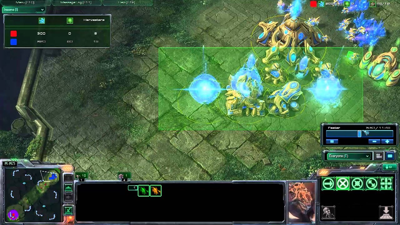 Defend and Stop Zerg 6 Pool as Protoss Starcraft 2 - YouTube