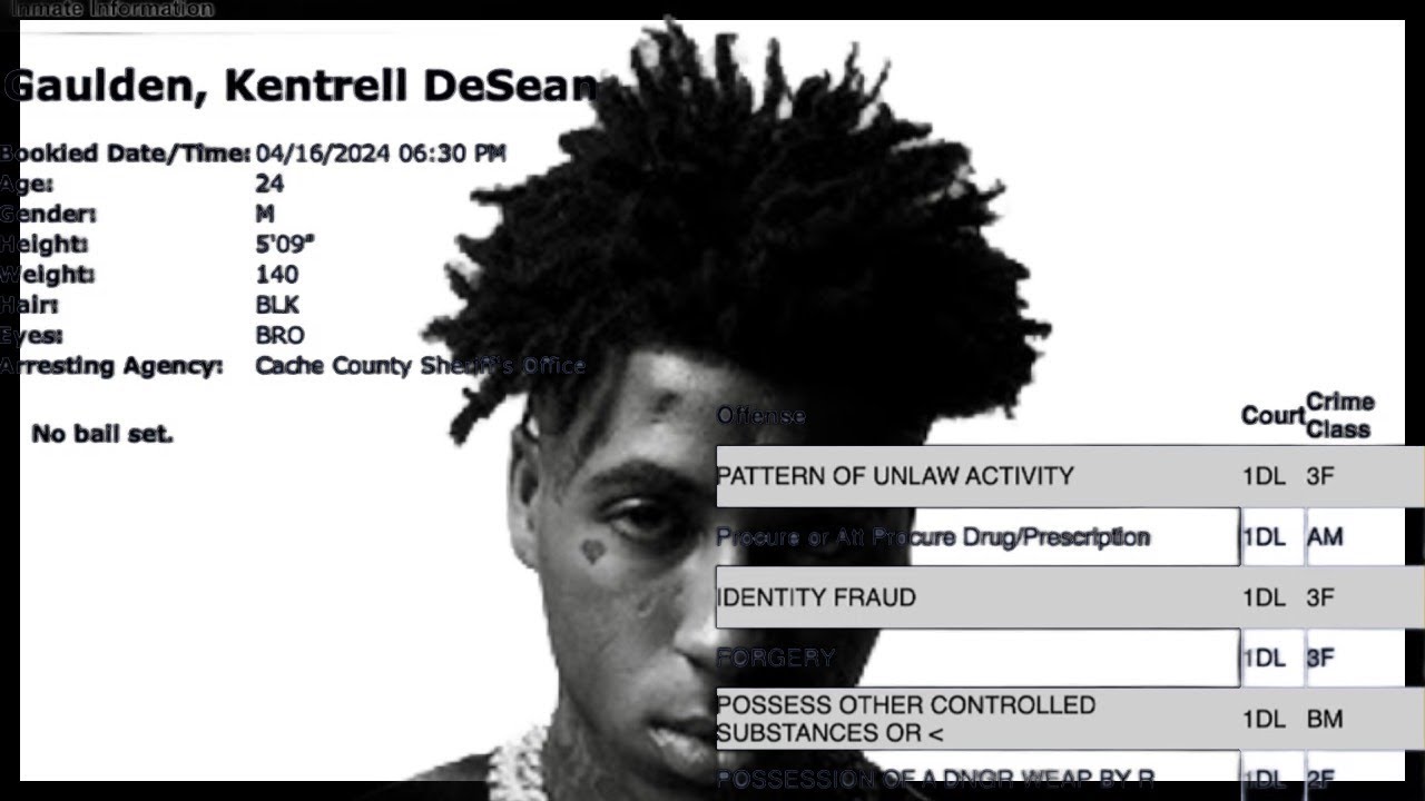 NBA YoungBoy Arrested in Utah! Baton Rouge Rapper Facing 63 Charges # ...