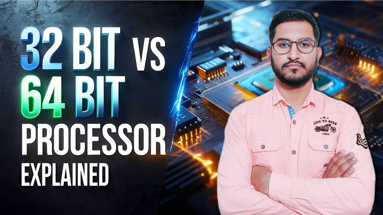 32 Bit vs 64 Bit Processor Explained! 🖥️ Unleash the Power of Your PC ...