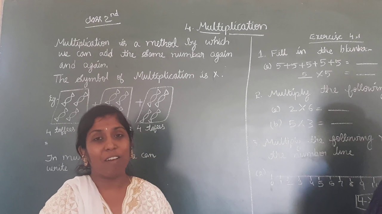 2nd std- multiplication - YouTube