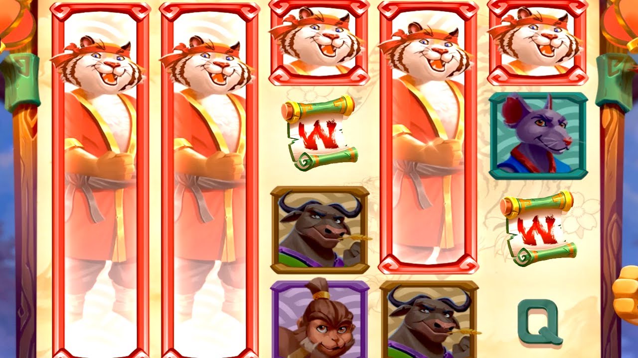 Tiger Legends Slot Connects Big Winning Ways on Super Feature - YouTube
