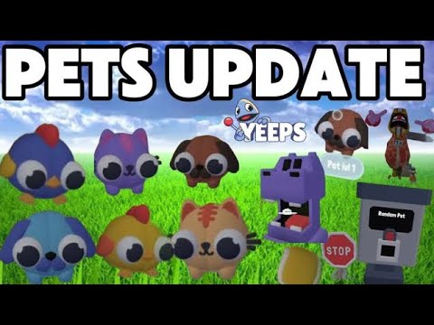 Pets update in yeeps + A Badge I got - YouTube