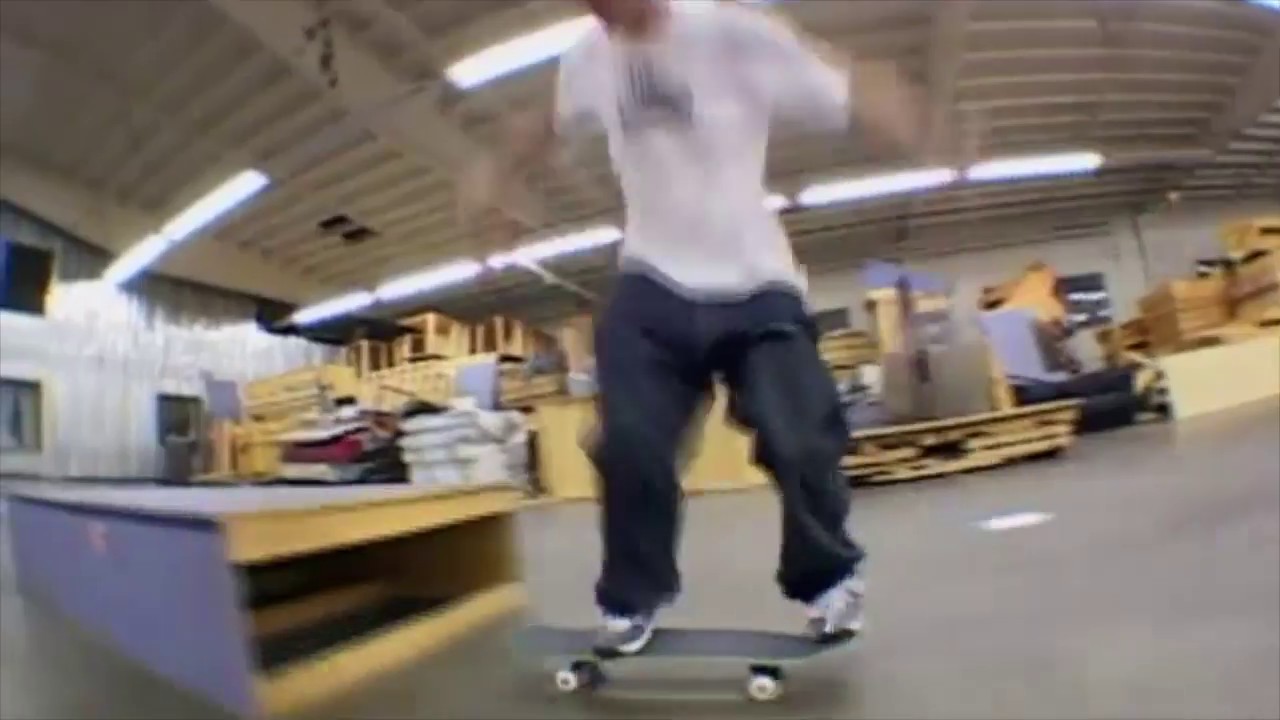 Corey Sheppard Skateboarding at Dwindle warehouse. Blind What If - YouTube