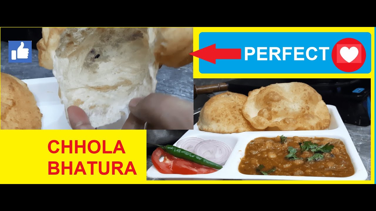 The Secret to Perfect Chhola Bhatura | Punjabi chhole bhature - YouTube