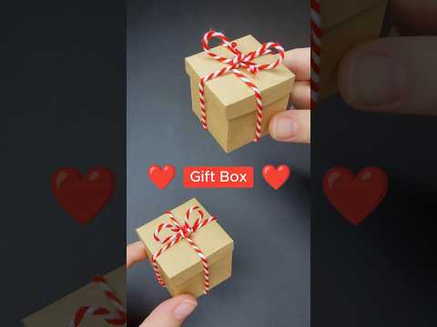 💝 Gift Box 💝 Easy Paper Box | Christmas Box | DIY Craft | Cute Gift Idea | How to Make a Paper Box