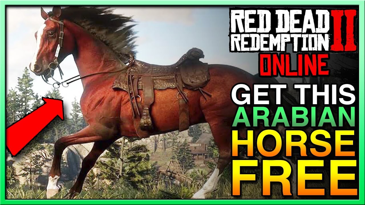 Red Dead Redemption 2 Online FREE Red Chestnut Arabian Horse on RDR2 ...
