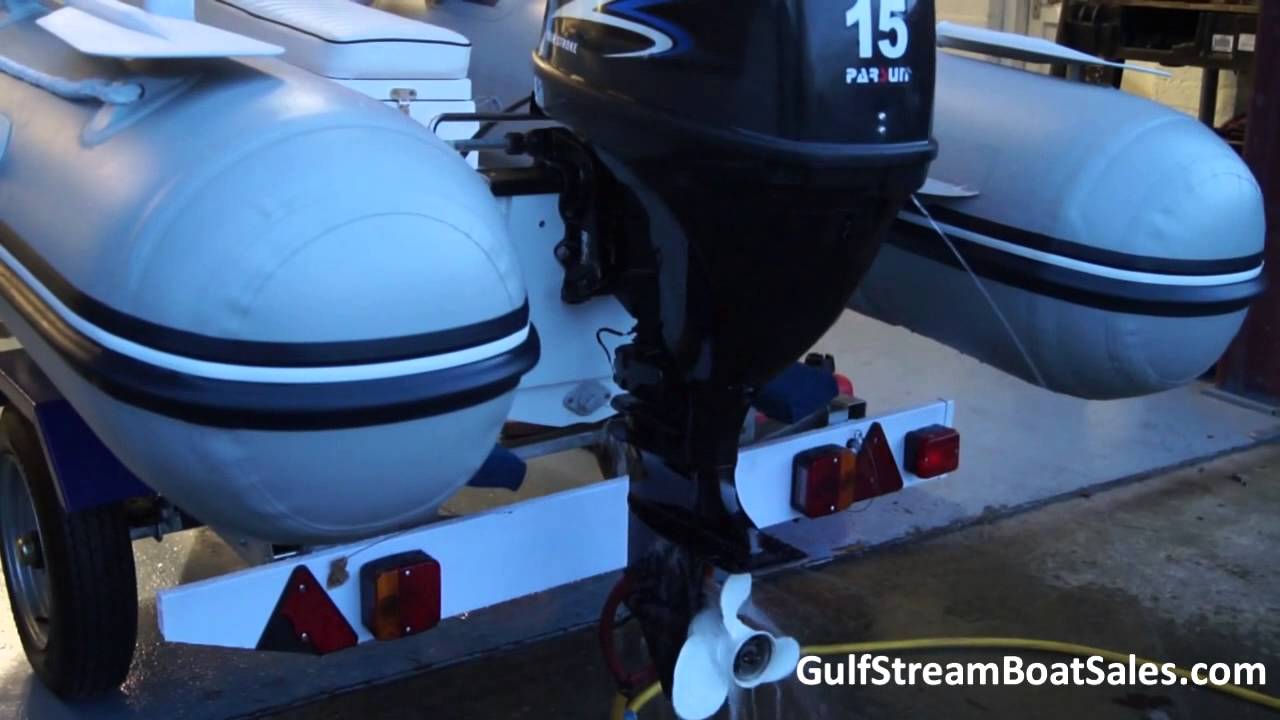 Parsun 15HP Outboard Engine Test -- GulfStream Boat Sales - YouTube