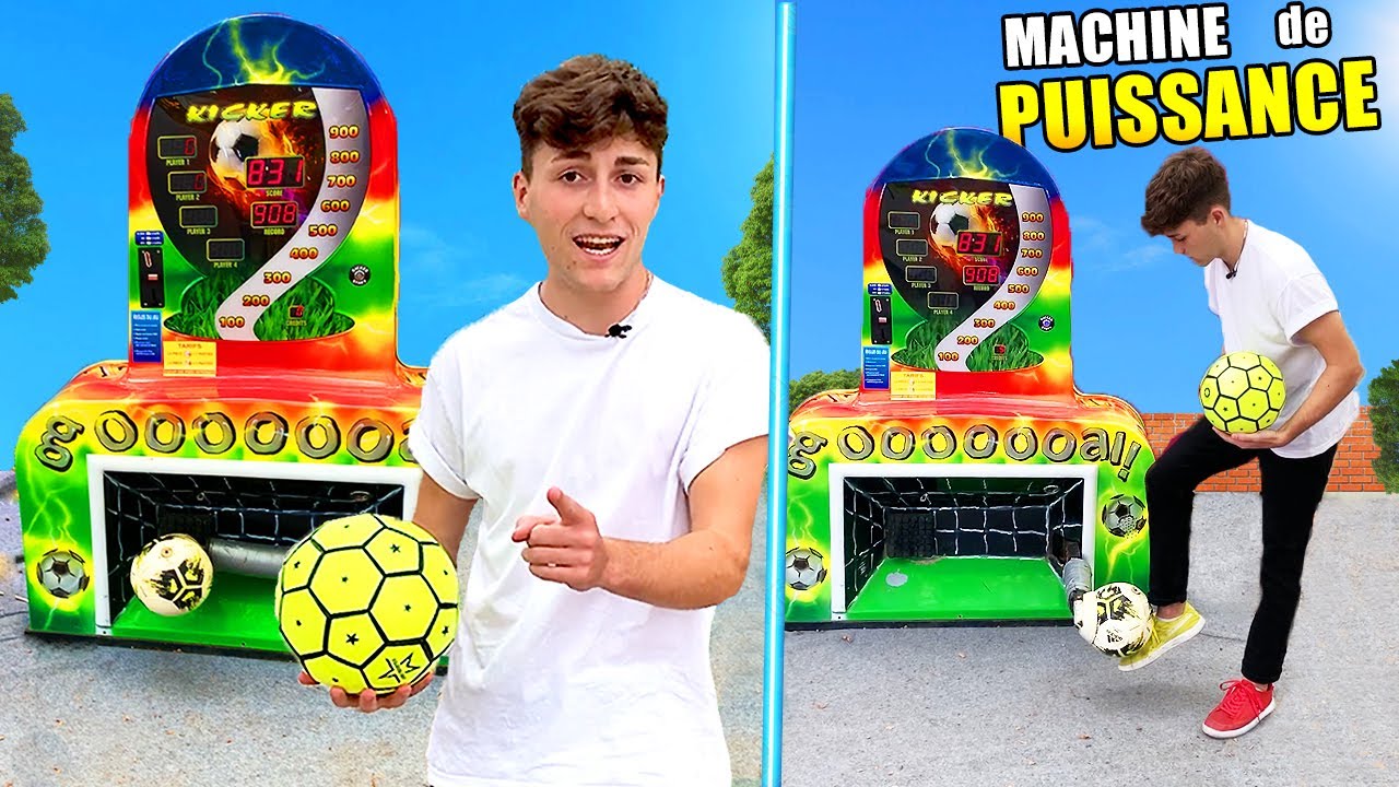 STAR FREESTYLE TEST la PUISSANCE de son TIR à la FÊTE FORAINE ! 🥵 ( je ...