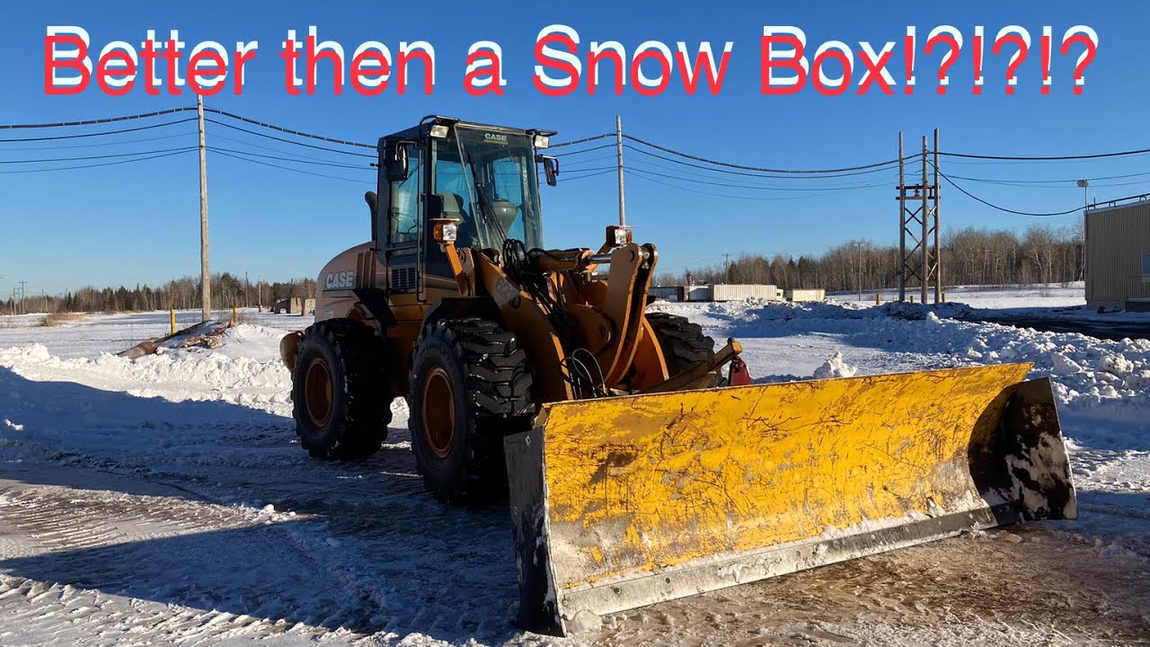 12’ Snow plow modification, easy cleanup - YouTube