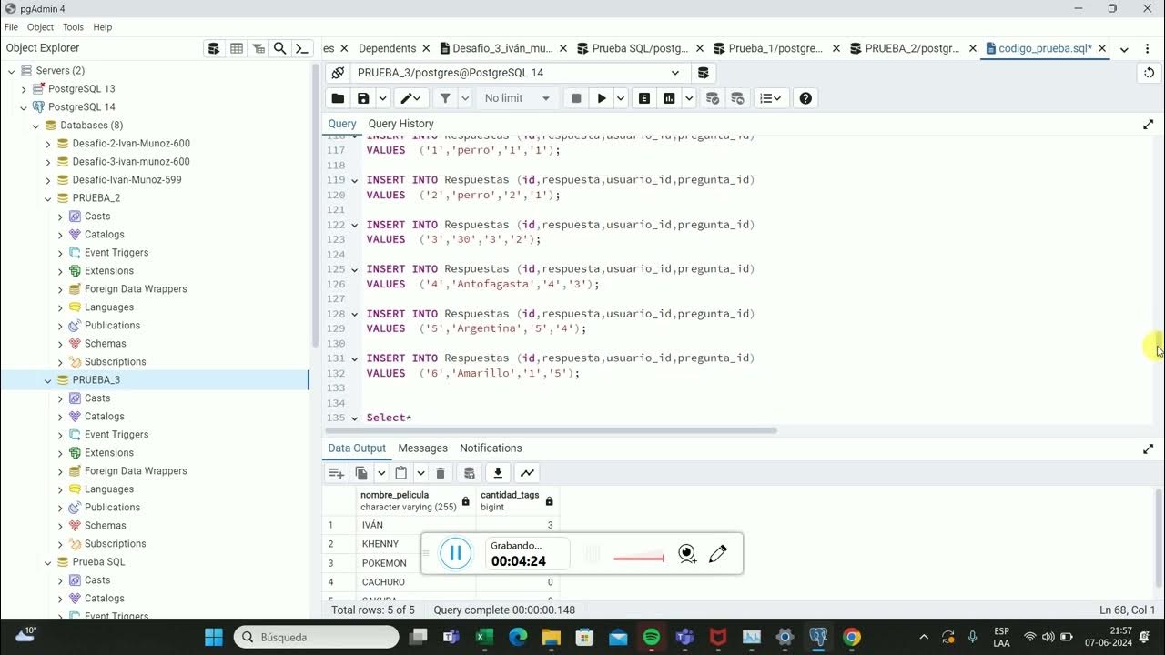 PRUEBA SQL - YouTube