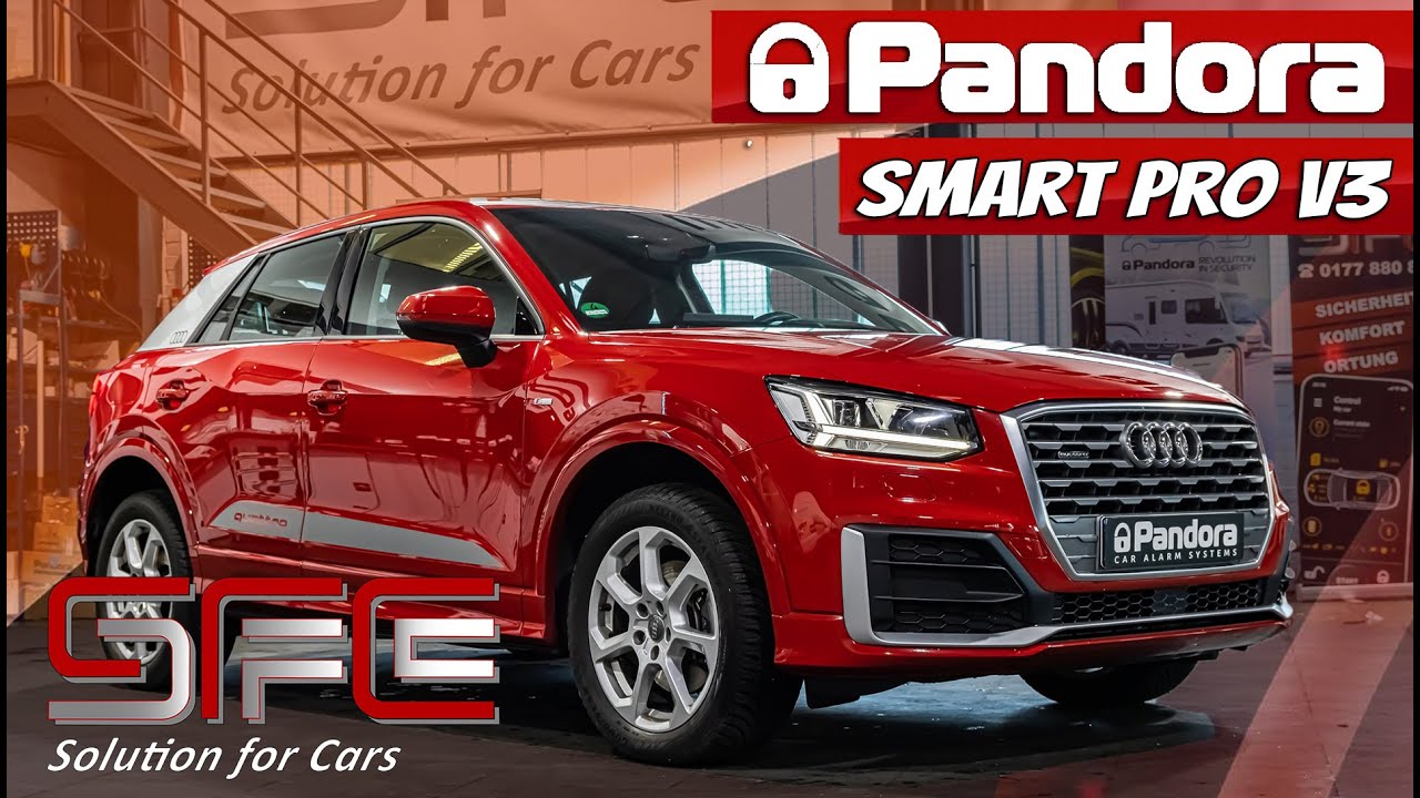 Alarmanlage im Audi Q2 - Pandora Smart Pro V3 - YouTube