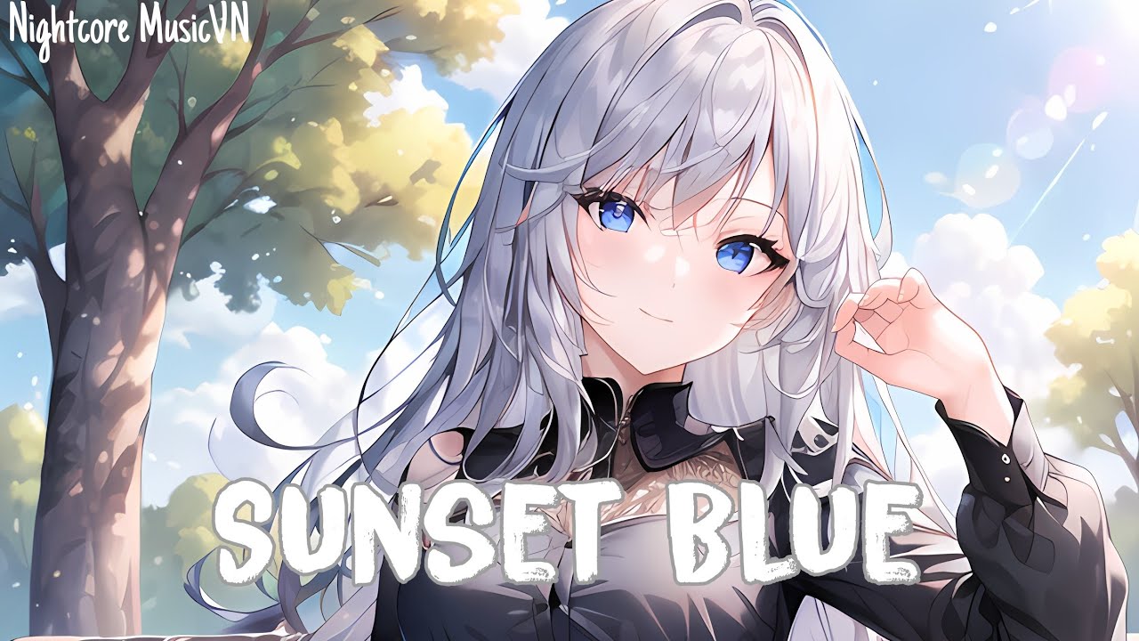 Nightcore | Sunset Blue (Lyrics) - YouTube