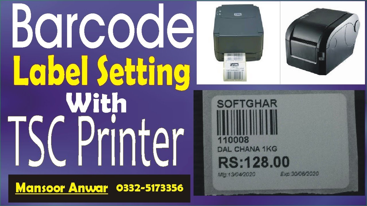 Advance Barcode Label Setting with TSC Barcode Printer | (IPOS ...