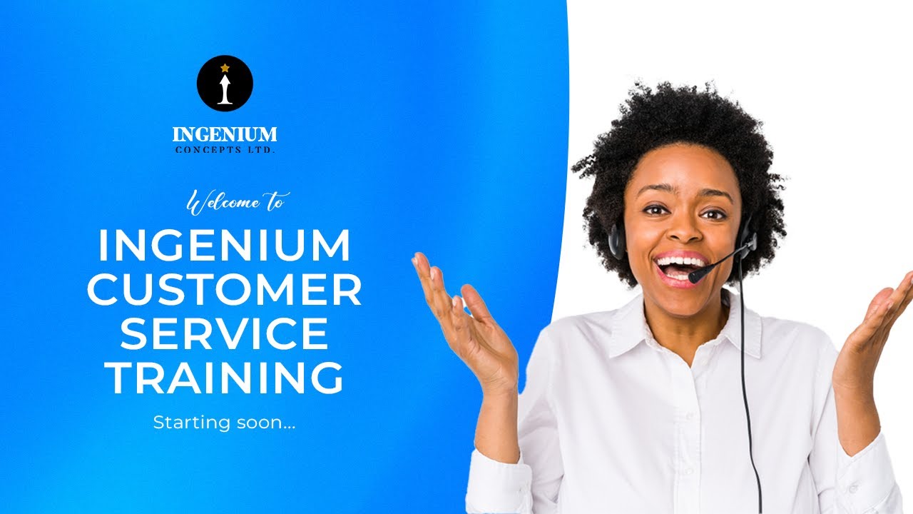 INGENIUM CUSTOMER SERVICE TRAINING - YouTube