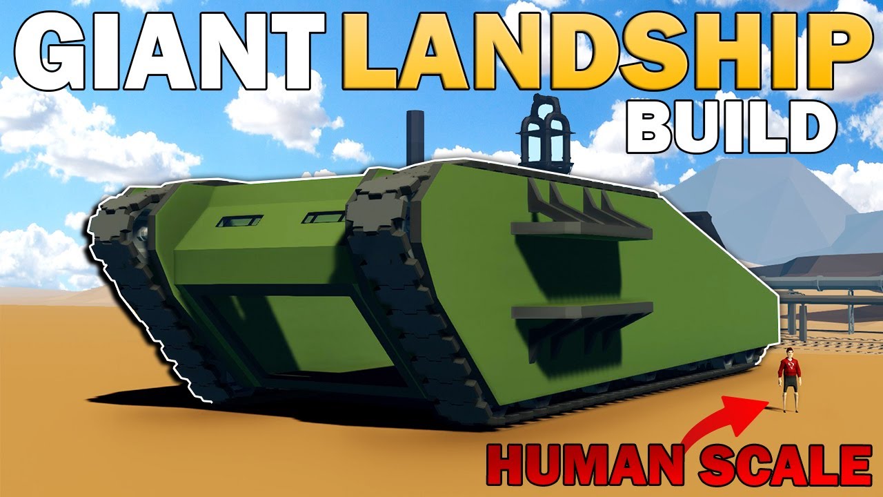 I'm Building A GIANT LANDSHIP In Stormworks! #1 - YouTube