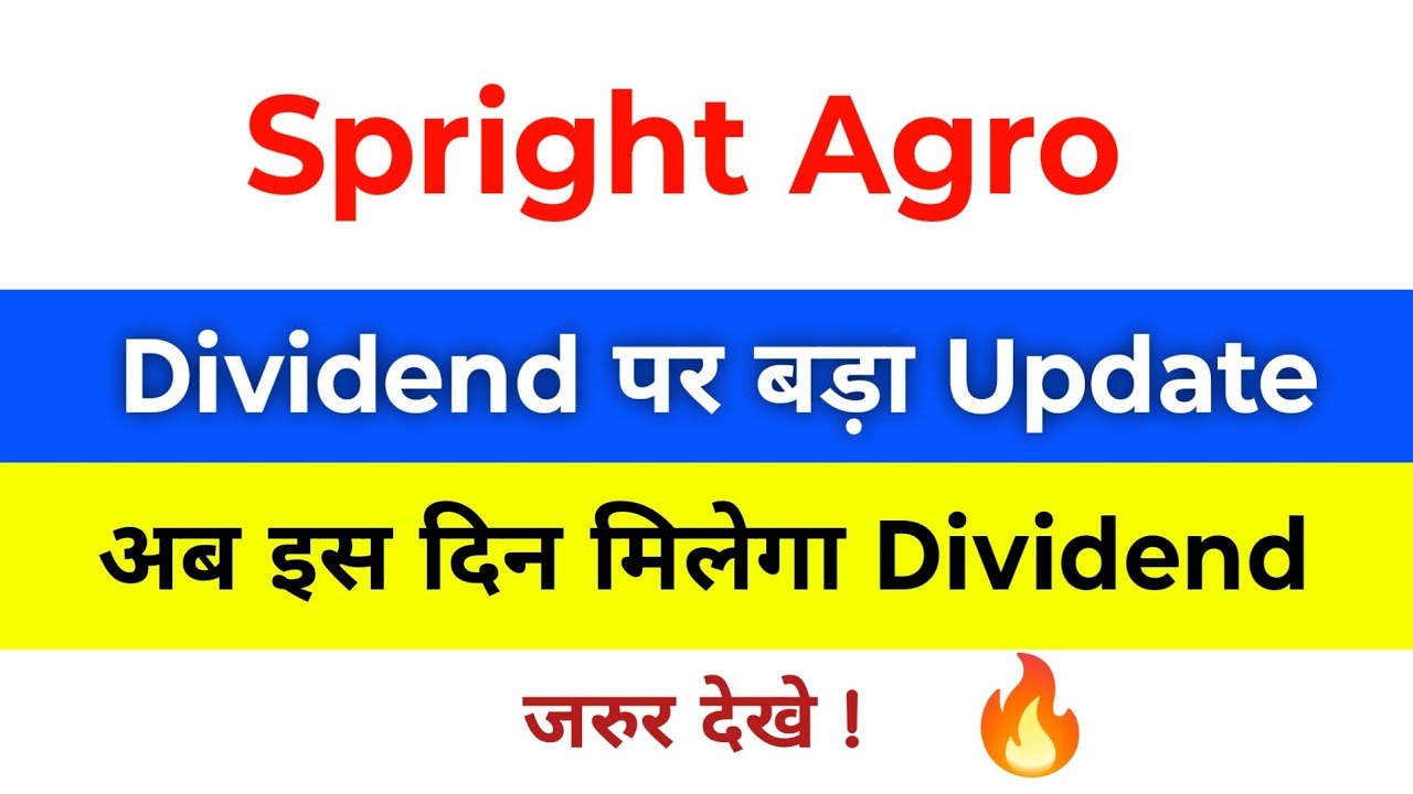 Spright Agro Share Latest News | Spright Agro Share | Spright Agro ...