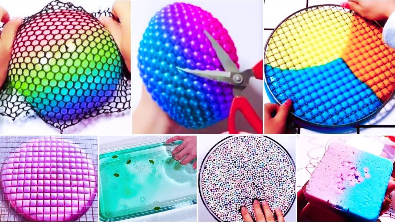 Crystal clear, fun and fun, super perfect and beautiful slime #51 - YouTube