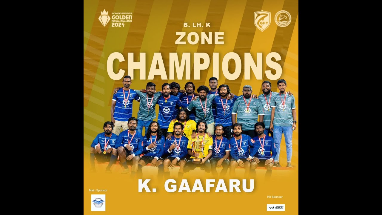 Golden Futsal Challenge 2024 | Champion - Zone 3 | Gaafaru Team ah ...